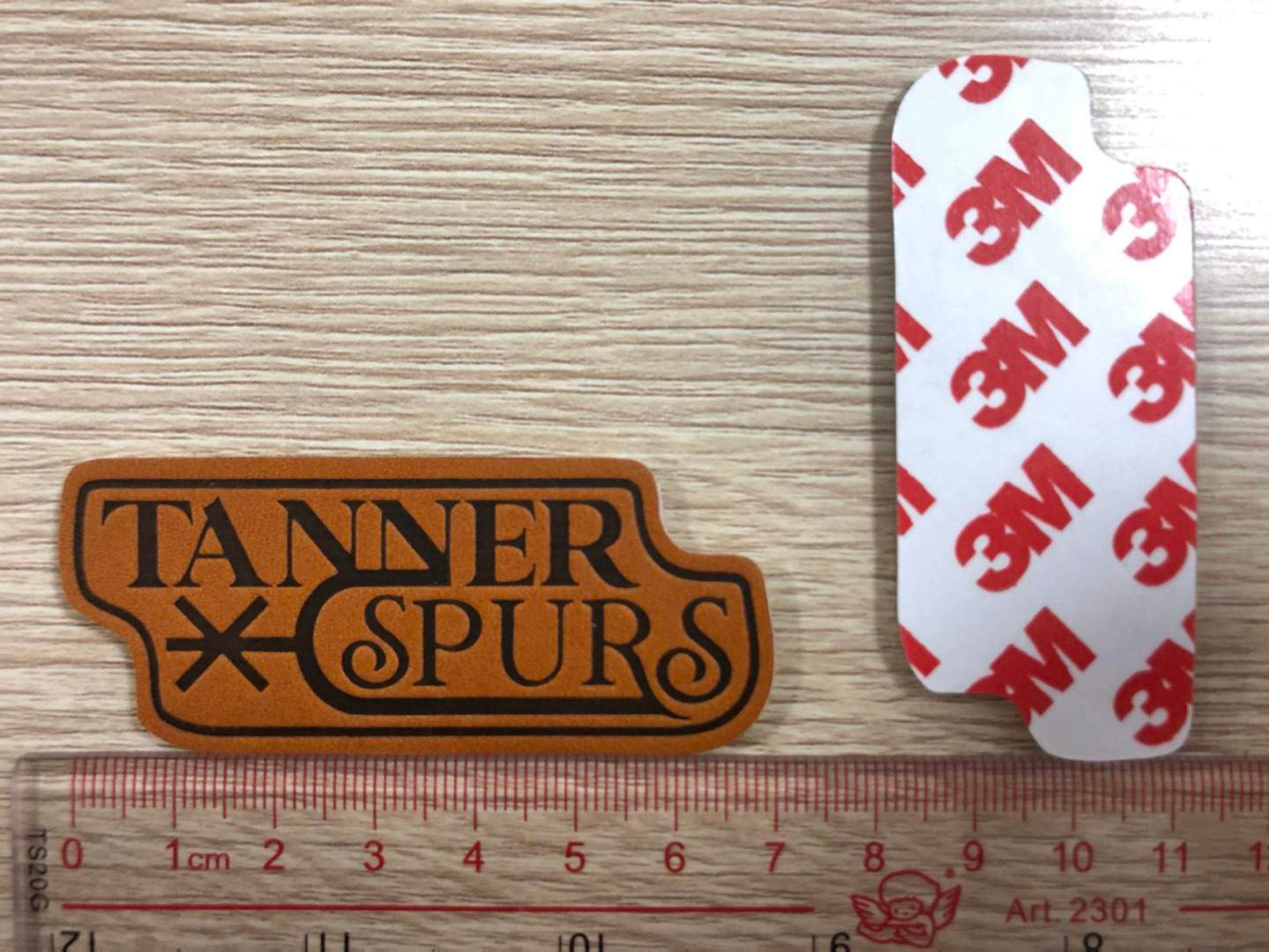 Leather Tanner Spurs patch – TANNER SPURS